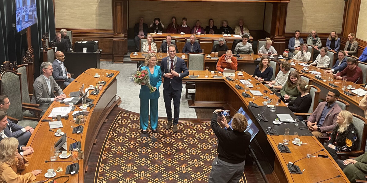 Wietske Veltman beëdigd als wethouder van Leiden | Centraal+