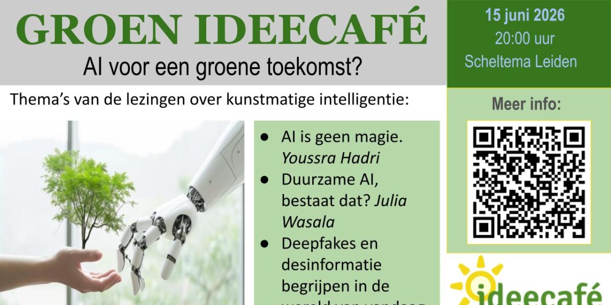 Groen Idee-café over AI- voor een groene toekomst | Centraal+